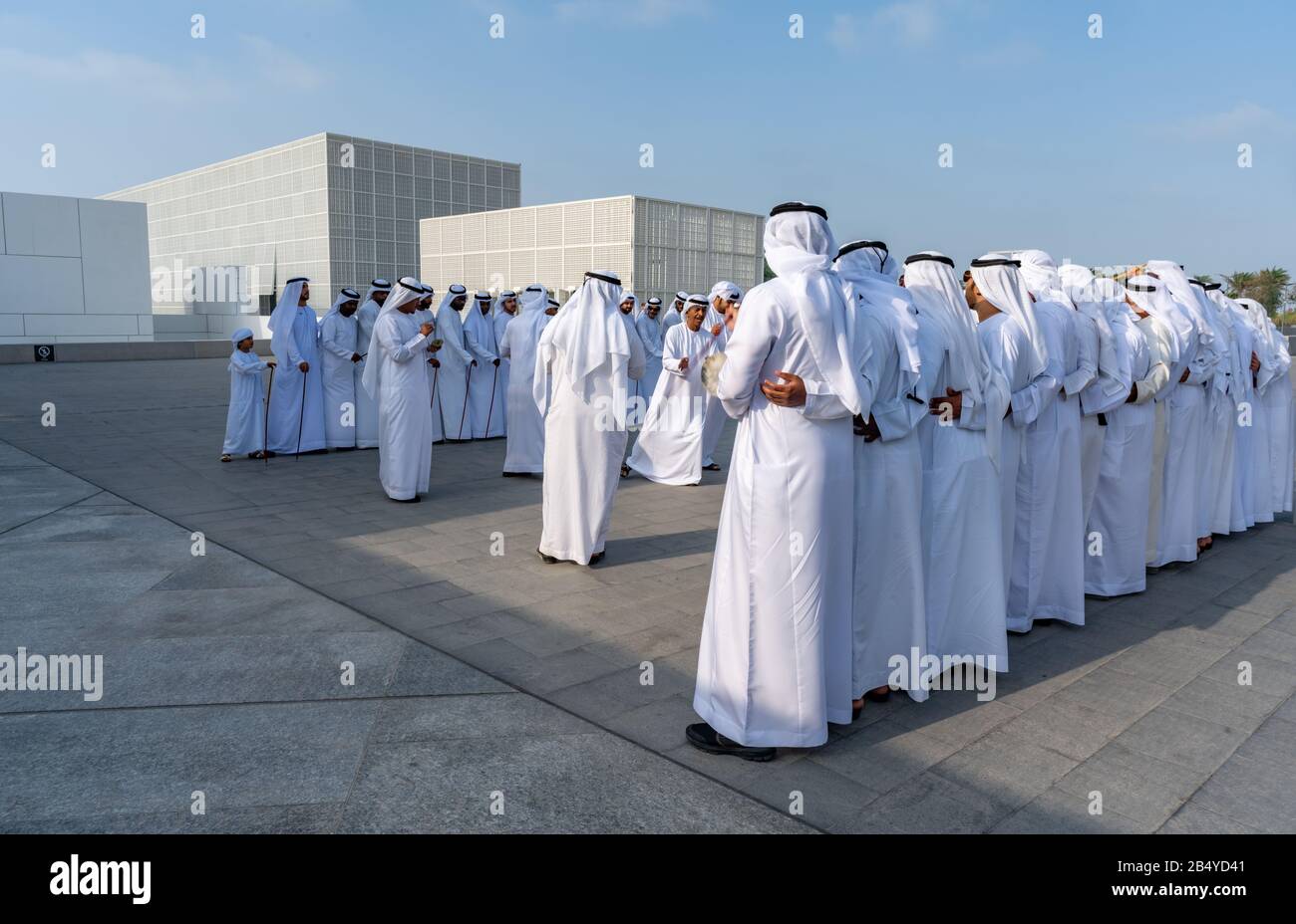 Middle Eastern Arabic Culture - Emirati Men performing Al Ayala ...