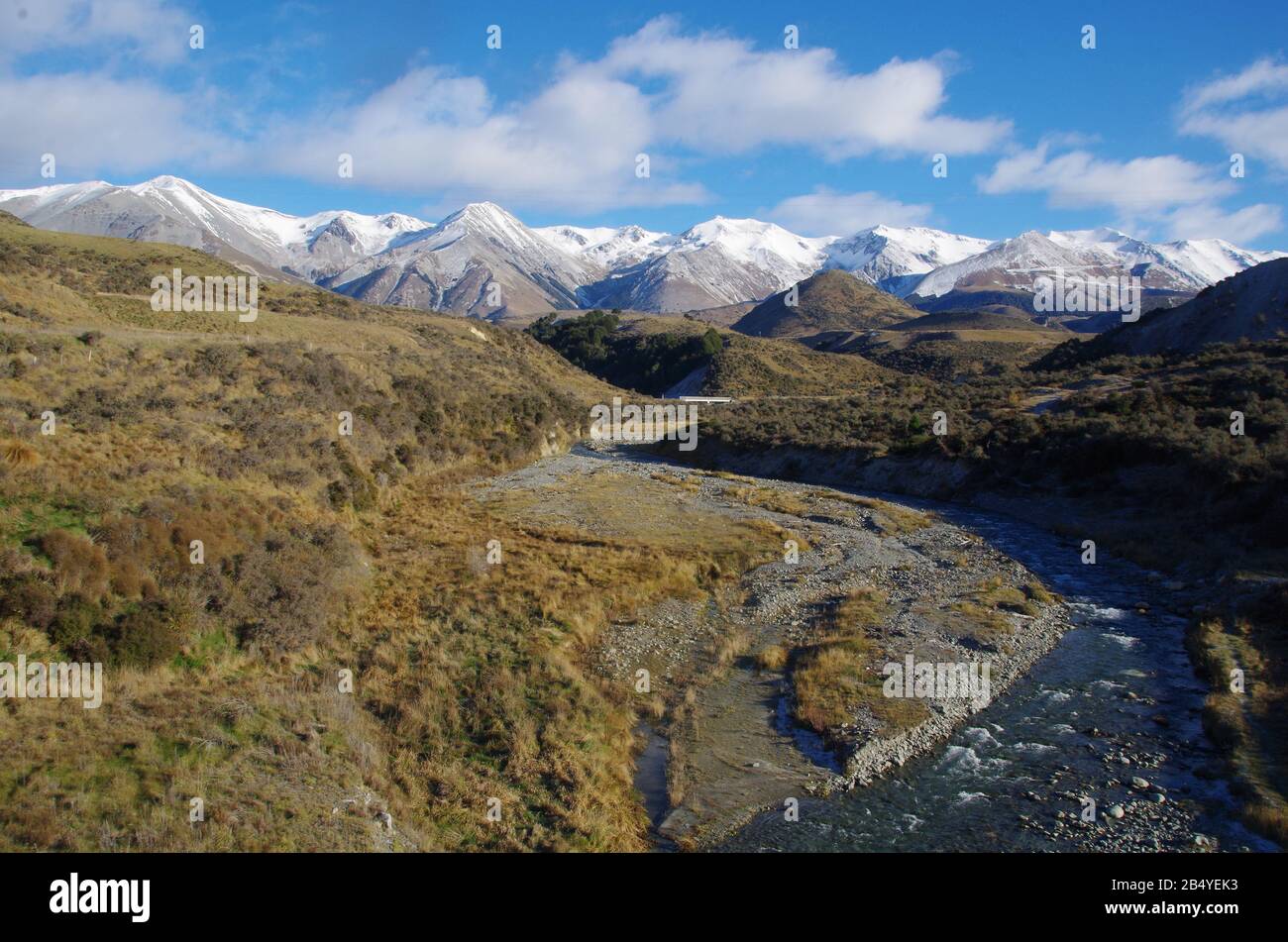 State Highway 73 alternative Te Araroa Trail route. South Island. New ...