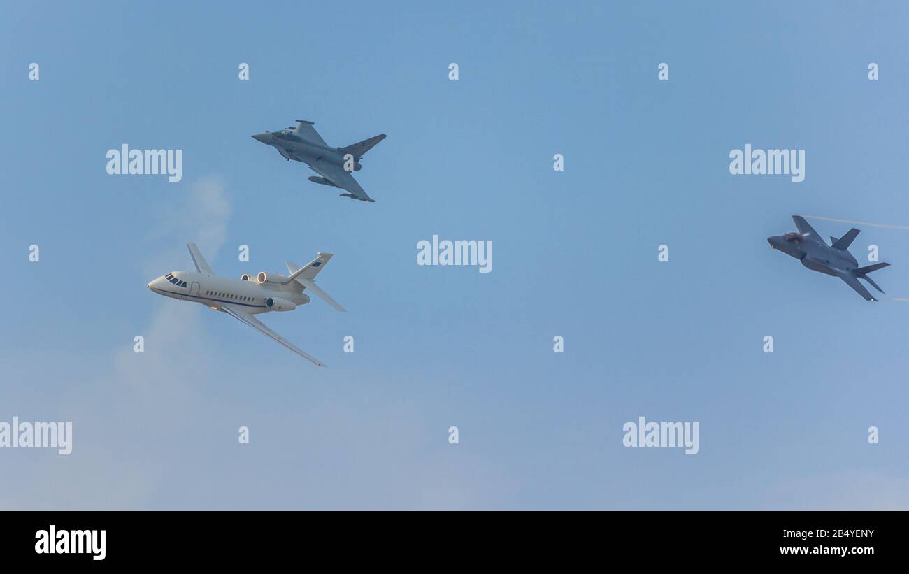 Aircrafts at Milano Linate Airshow 2019 Stock Photo - Alamy