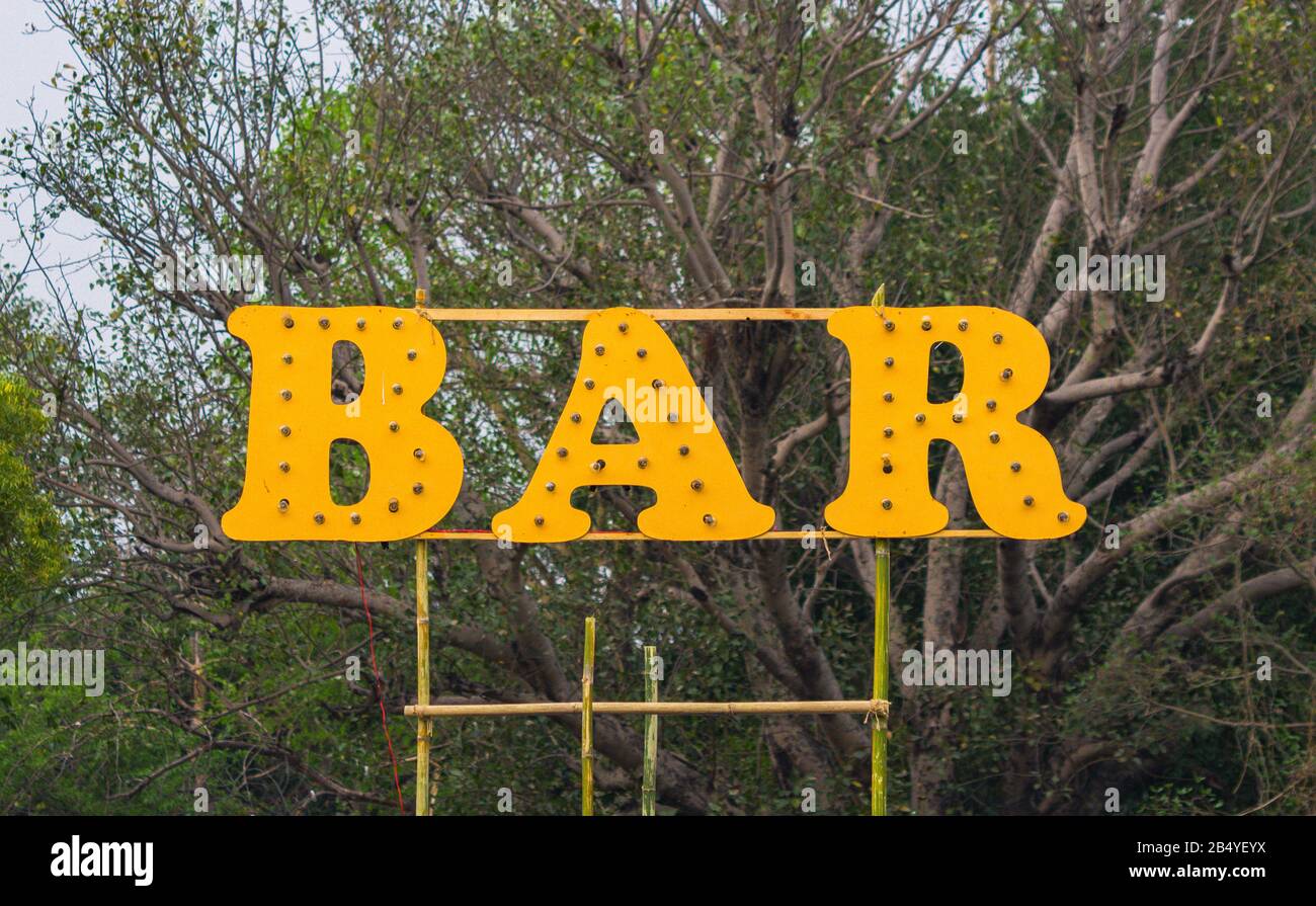 Nightlife nightclub sign banner hi-res stock photography and images - Alamy