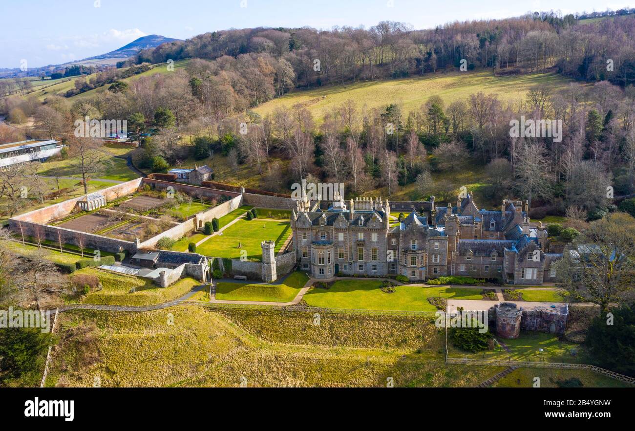 Abbotsford house aerial view hi-res stock photography and images - Alamy