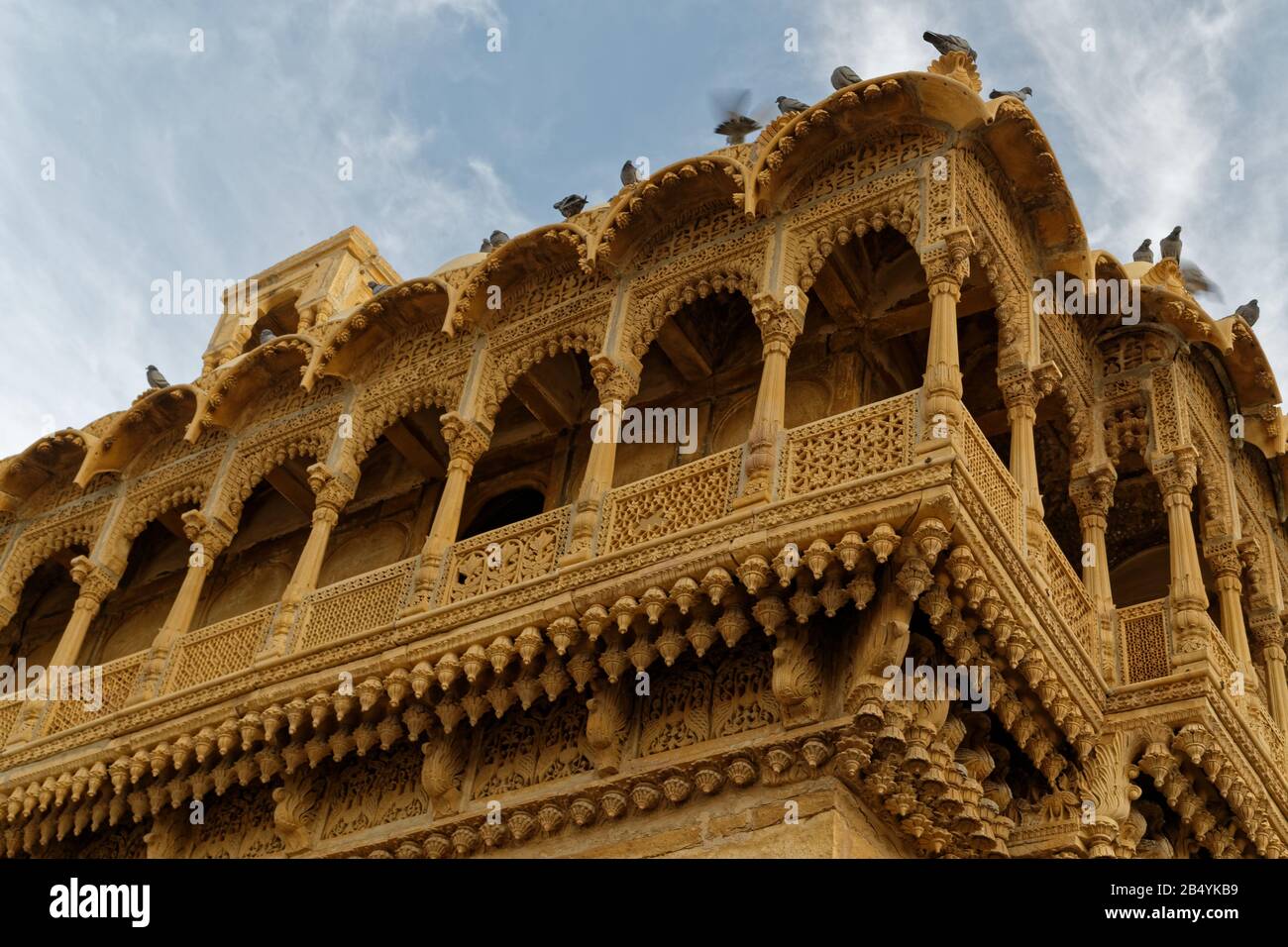 Jaisalmer, Rajasthan, india. 20th Jan, 2014. The Salam Singh Ki Haveli ...