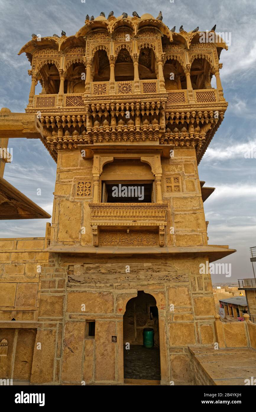 Jaisalmer, Rajasthan, india. 20th Jan, 2014. The Salam Singh Ki Haveli ...