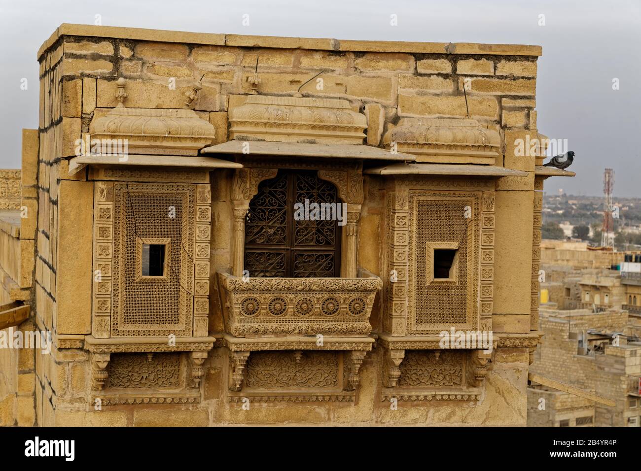Jaisalmer, Rajasthan, india. 20th Jan, 2014. The Salam Singh Ki Haveli ...