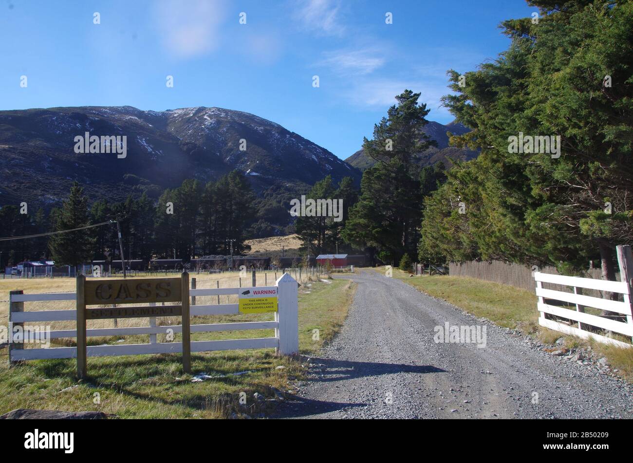 State Highway 73 alternative Te Araroa Trail route. South Island. New ...