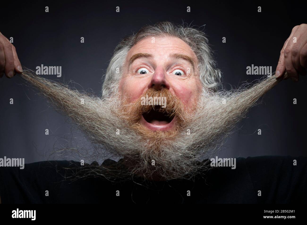 Anthony Springall during Yorkshire Beard Day 2020 at the Grand Hotel in ...