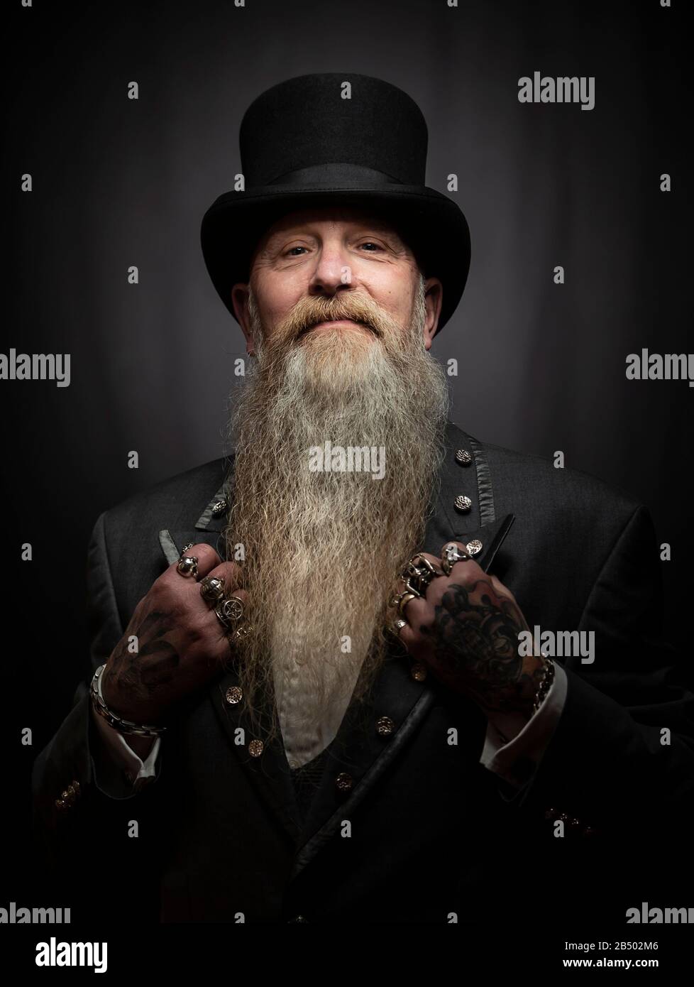 Chris Nunns During Yorkshire Beard Day 2020 At The Grand Hotel In