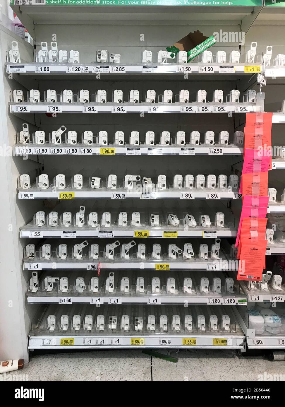 Empty shelves asda hi-res stock photography and images - Alamy