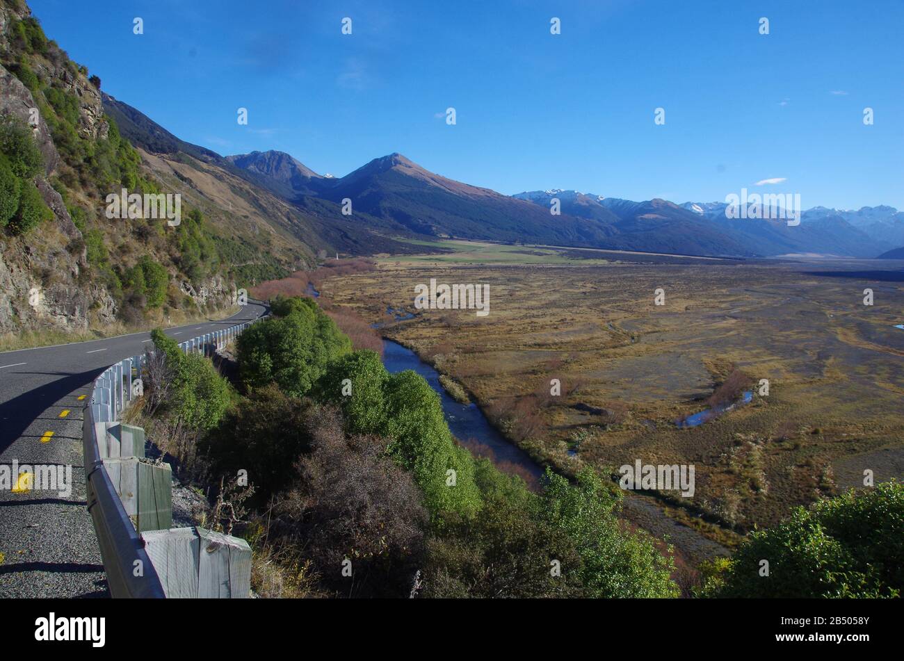 State Highway 73 alternative Te Araroa Trail route. South Island. New ...