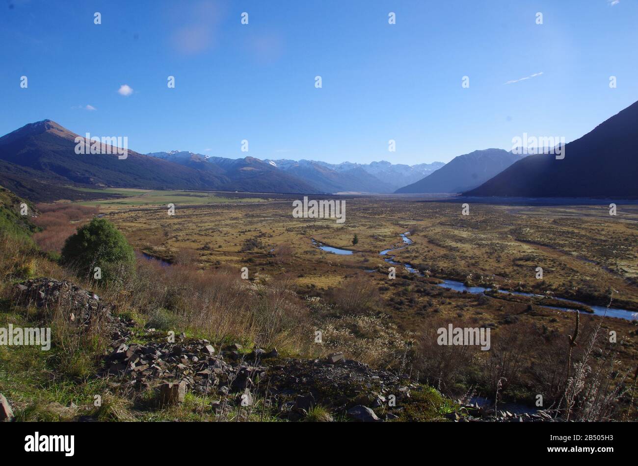 State Highway 73 alternative Te Araroa Trail route. South Island. New ...