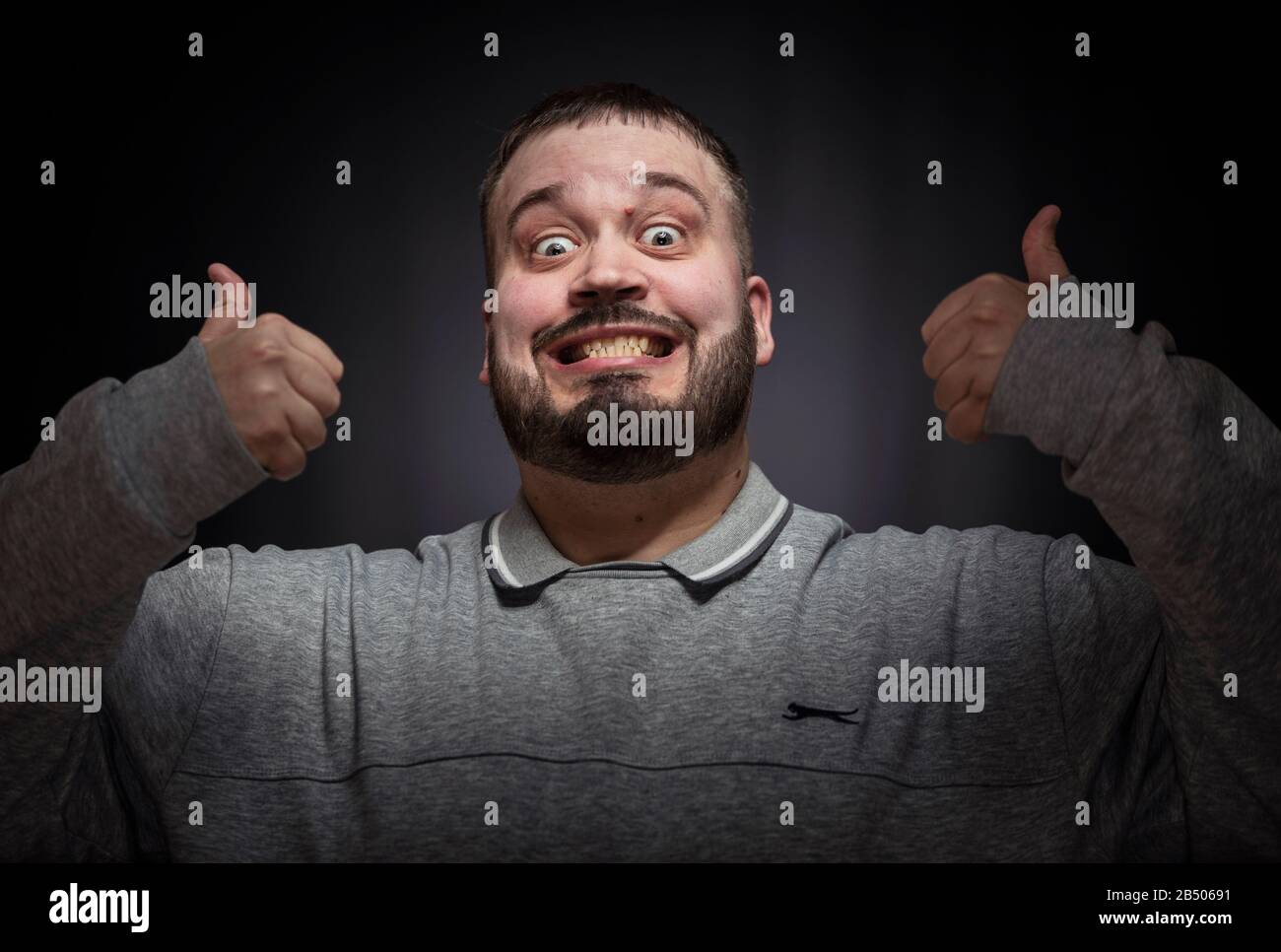 Matthew Darlow during Yorkshire Beard Day 2020 at the Grand Hotel in ...