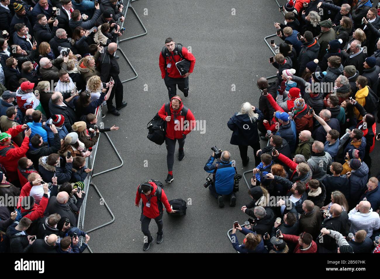 The england team bus arrives hi-res stock photography and images - Alamy