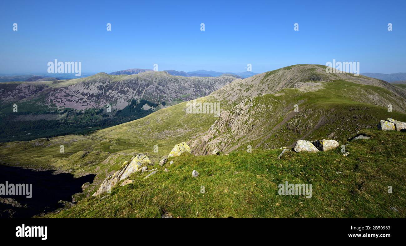Pillar and the ridge from Scoat Fell Stock Photo - Alamy