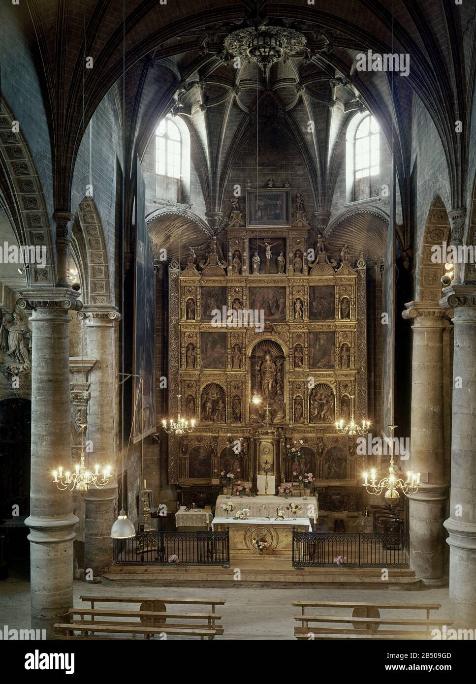 INTERIOR DE LA IGLESIA DE LA ASUNCION CONSTRUIDA EN 1526. Author ...