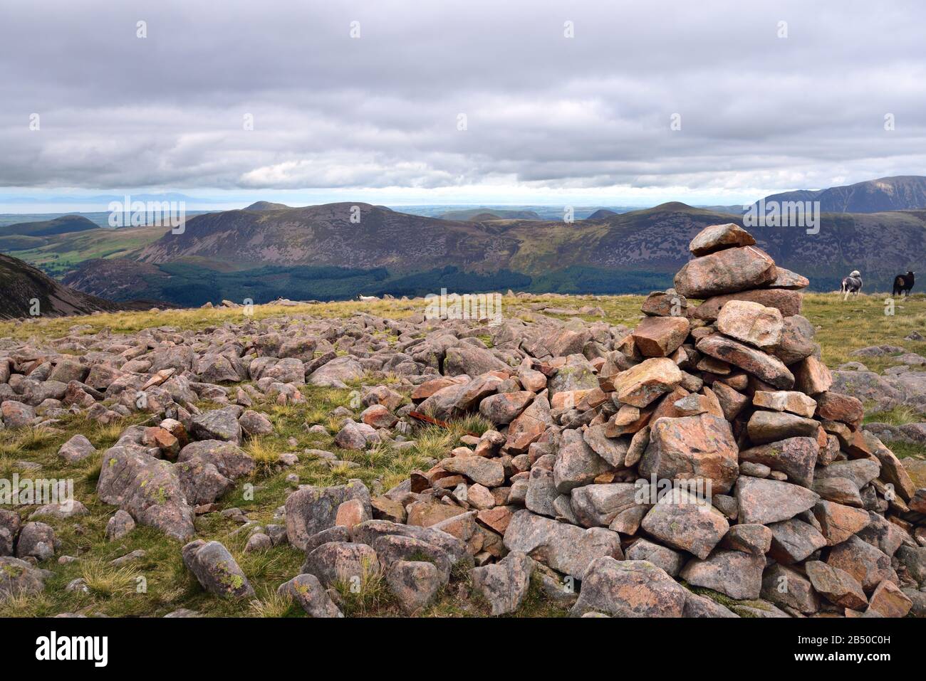 Across the Ennerdale valley to Great Borne Stock Photo - Alamy