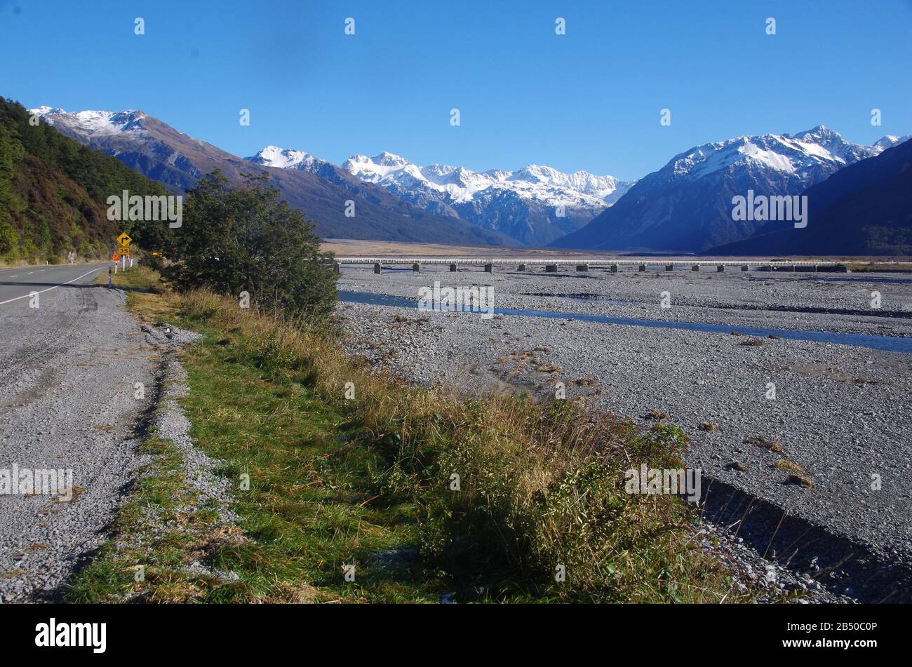 State Highway 73 alternative Te Araroa Trail route. South Island. New ...
