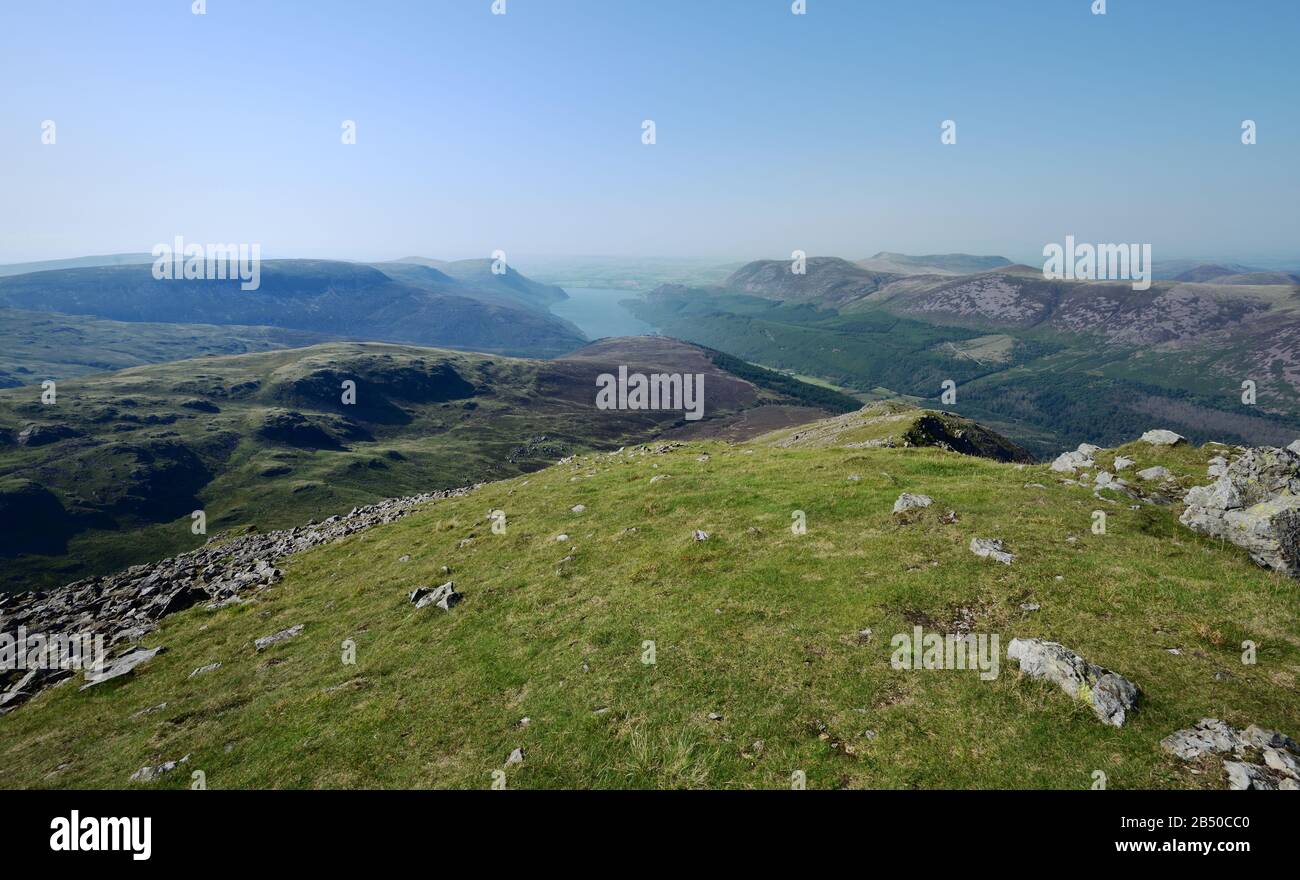 The Ennerdale Valley from Scoat Fell Stock Photo - Alamy