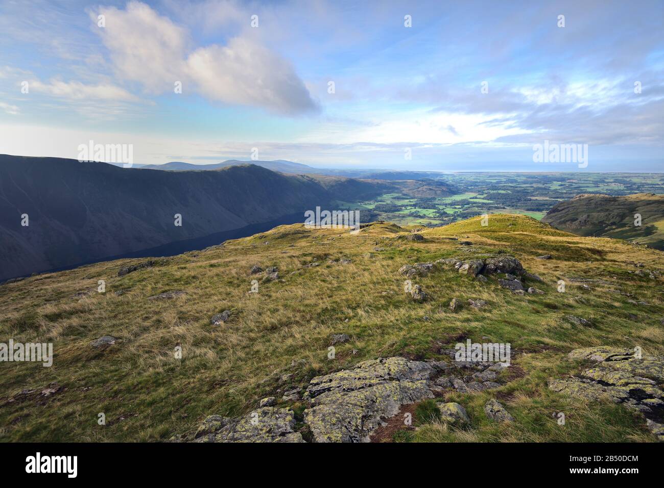 The Green farmland of Nether Wasdale Stock Photo - Alamy