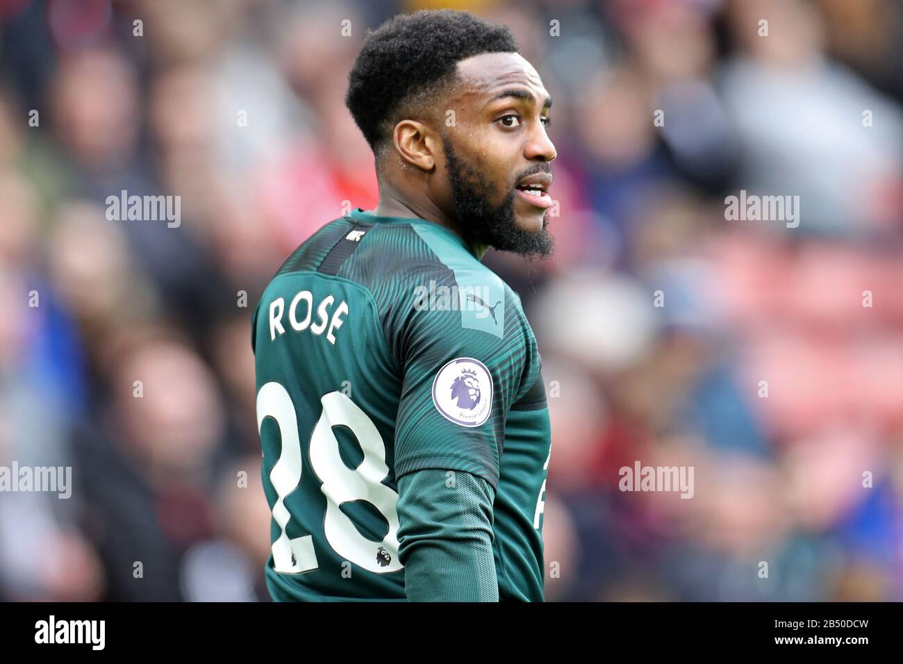 Southampton, UK. 07th Mar, 2020. Newcastle defender Danny Rose during ...