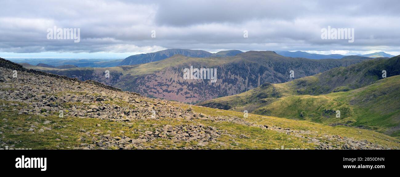 The red slopes of Red Pike - Buttermere Stock Photo - Alamy
