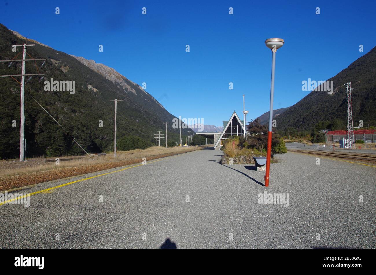 State Highway 73 alternative Te Araroa Trail route. South Island. New ...