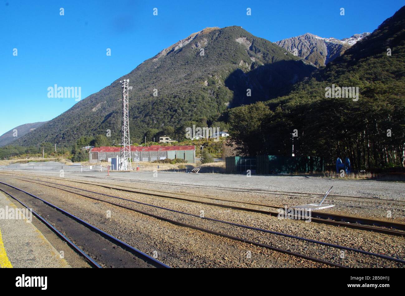 State Highway 73 alternative Te Araroa Trail route. South Island. New ...