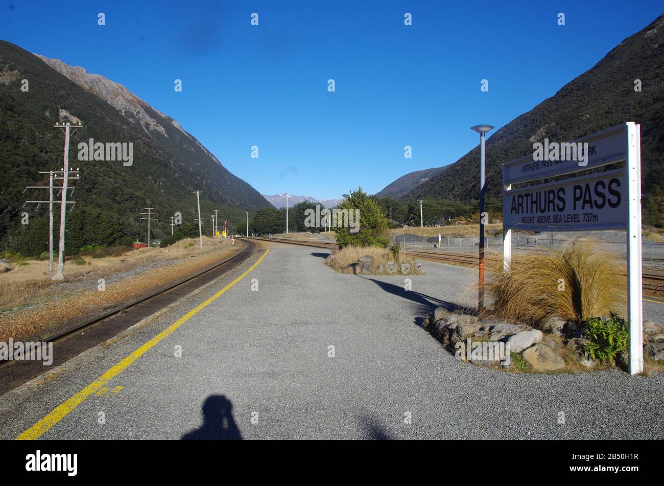 State Highway 73 alternative Te Araroa Trail route. South Island. New ...