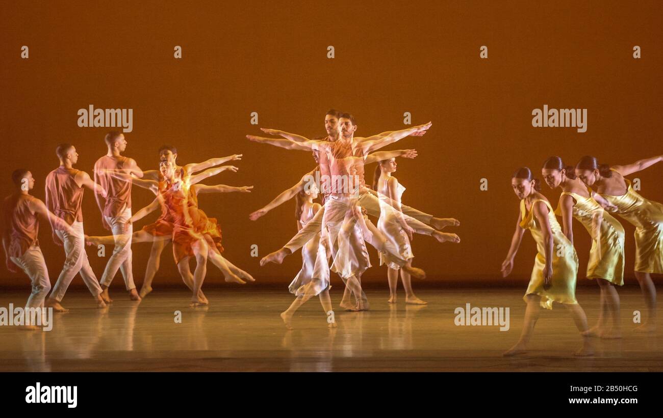 London, UK. 7th Mar, 2020. Richard Alston Dance Company dance 'Voices ...