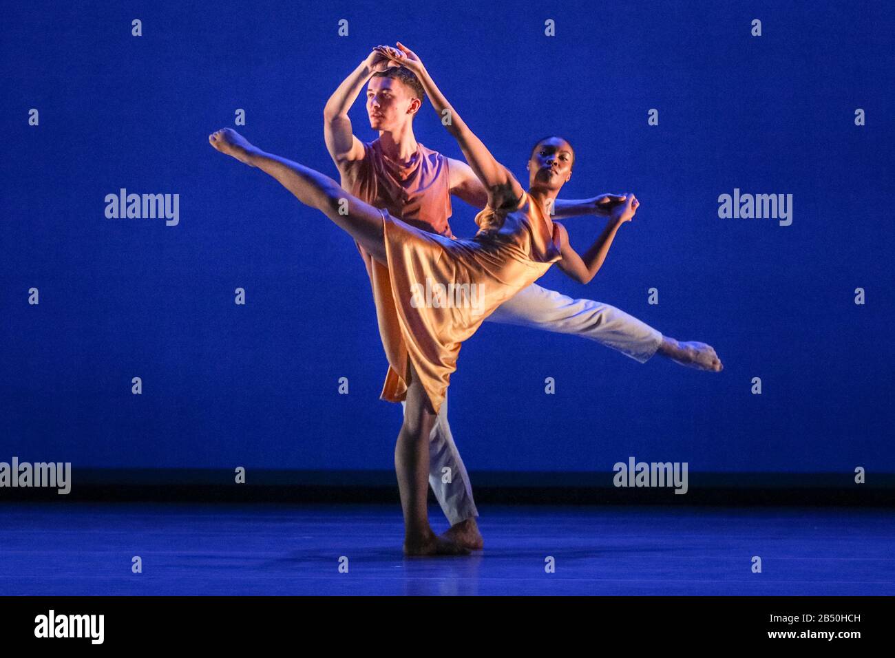 London, UK. 7th Mar, 2020. Richard Alston Dance Company dance 'Voices ...