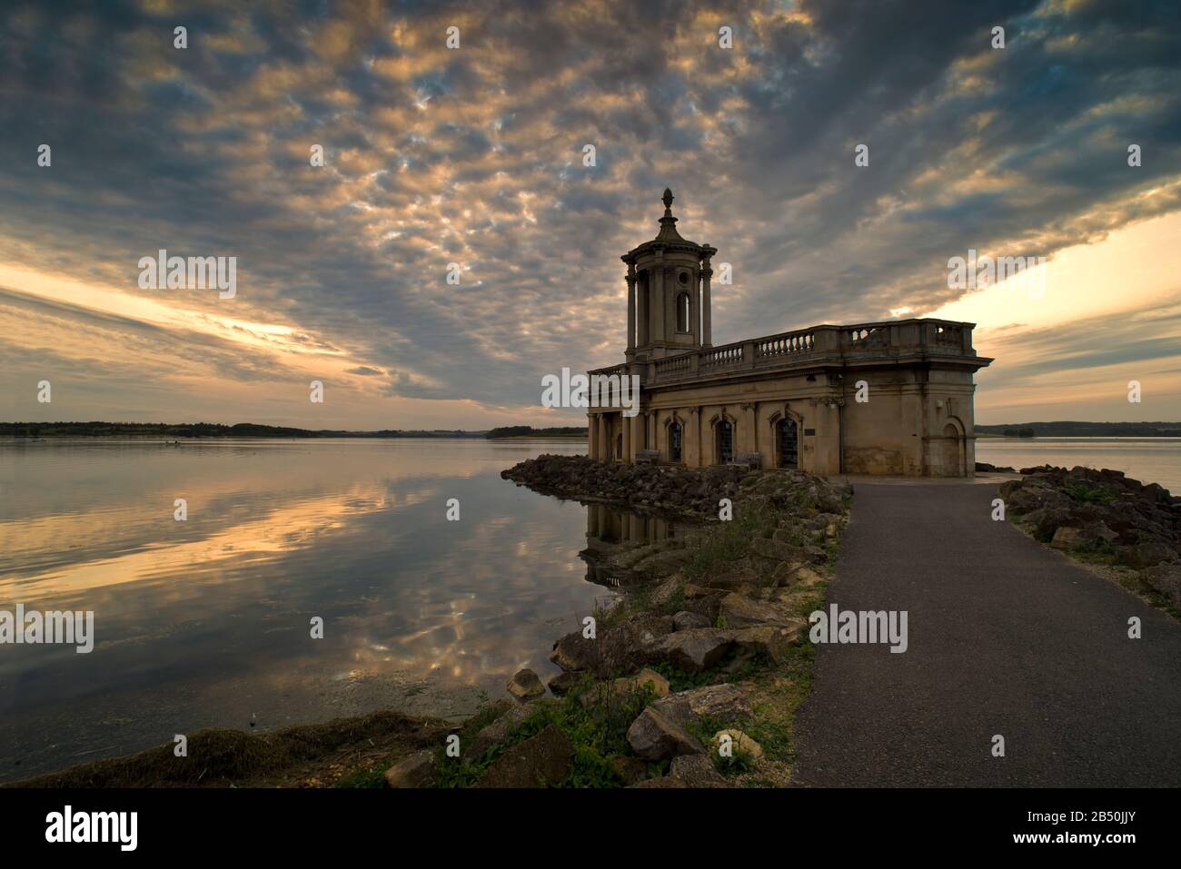 Rutland water normanton church hi-res stock photography and images - Alamy