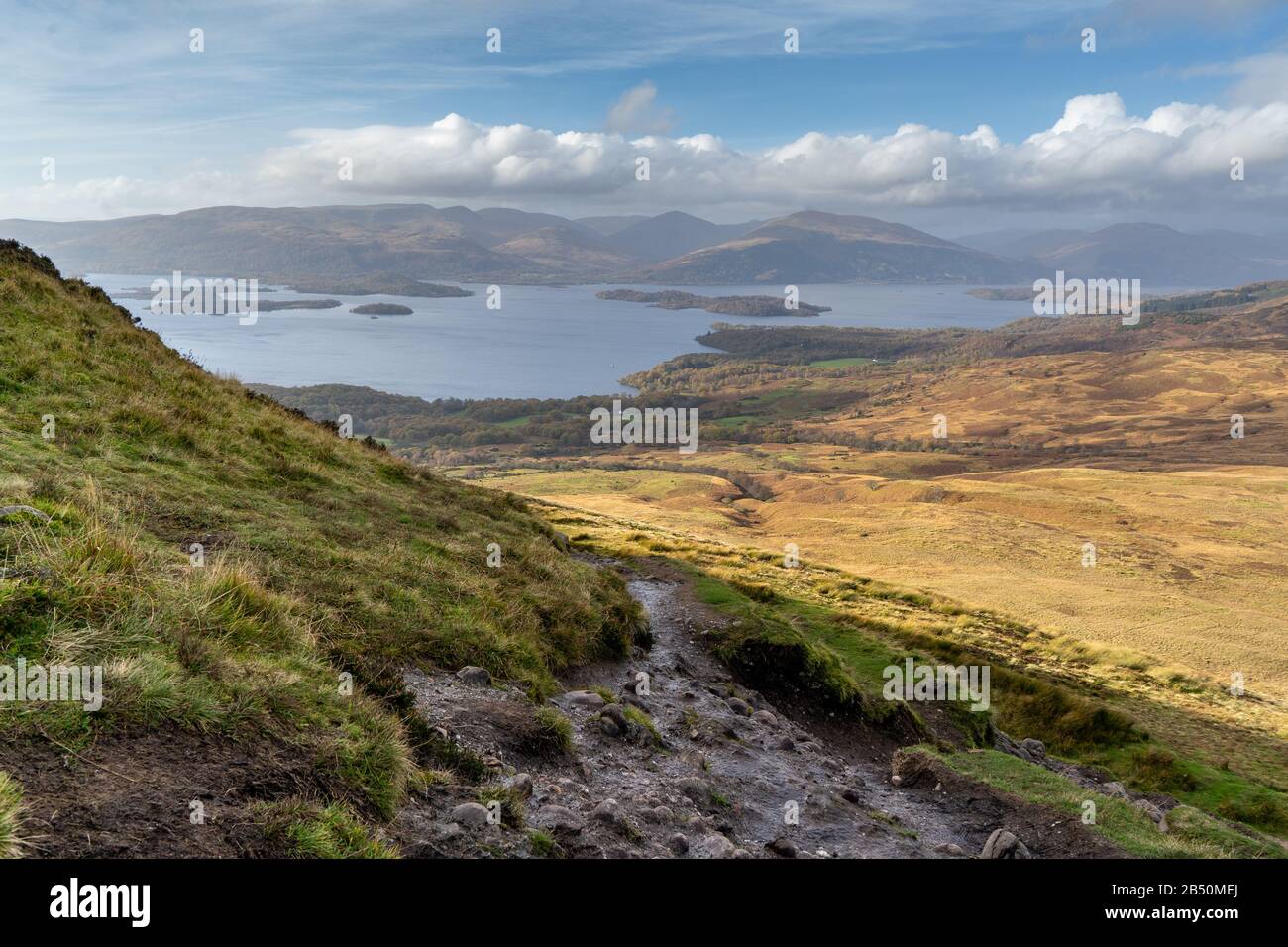 View from Conic Hill near Loch Lomond, Scotland - UK Stock Photo - Alamy