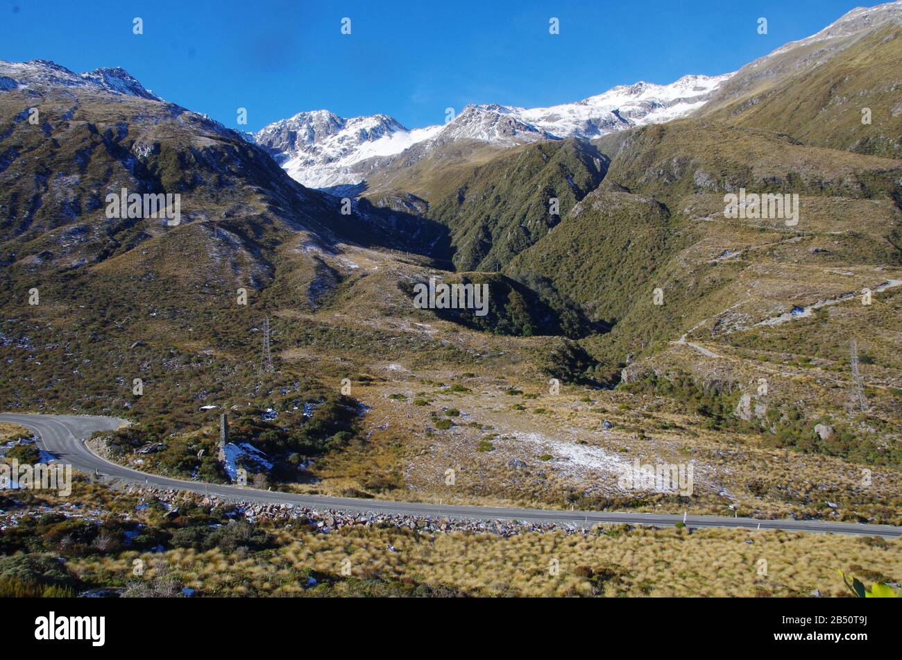 State Highway 73 alternative Te Araroa Trail route. South Island. New ...