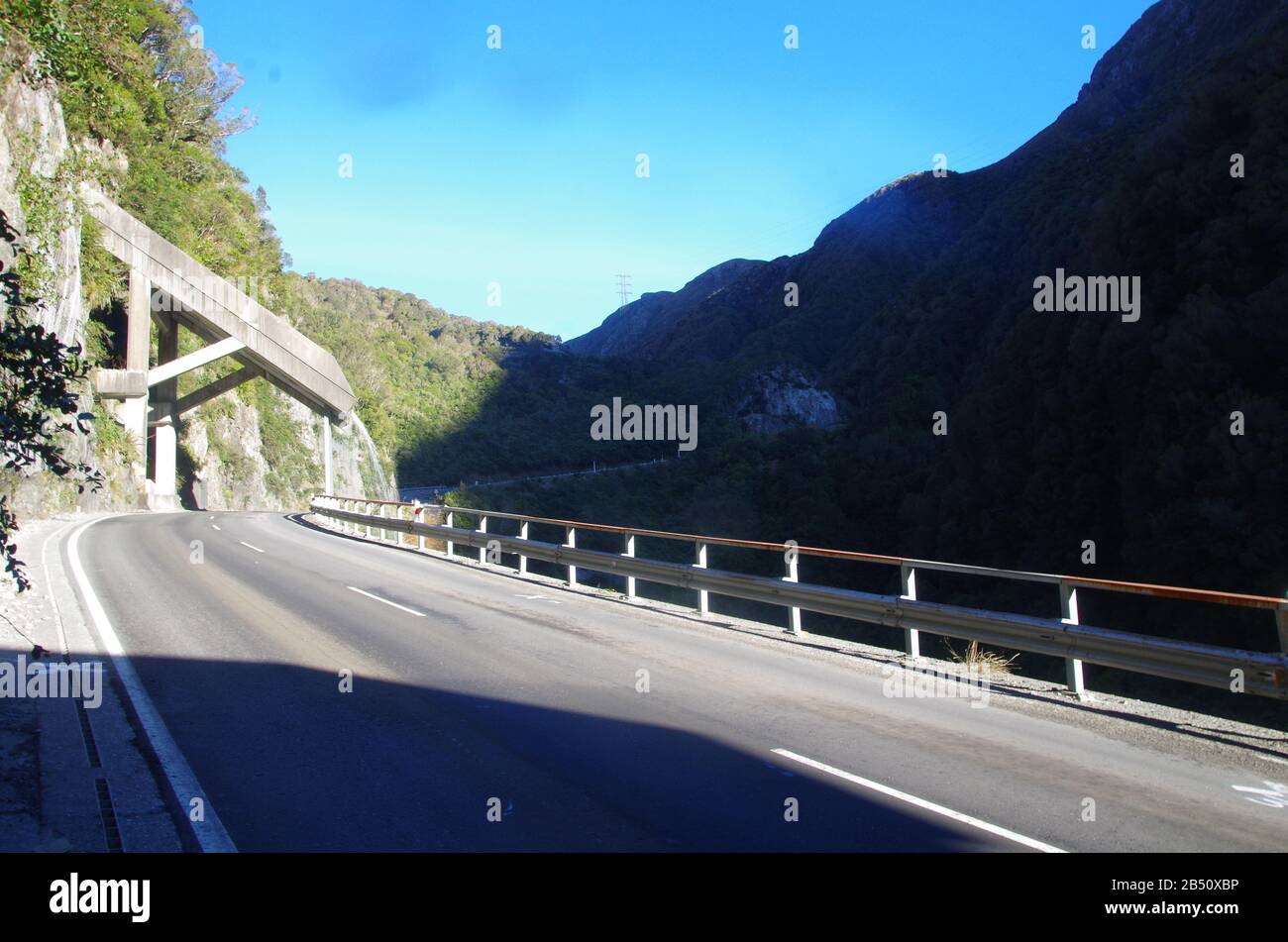 State Highway 73 alternative Te Araroa Trail route. South Island. New ...