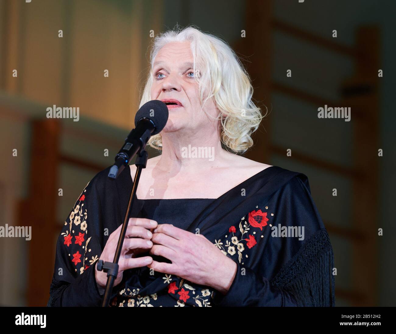 Berlin, Germany. 06th Mar, 2020. Theatre actor Georgette Dee plays in ...