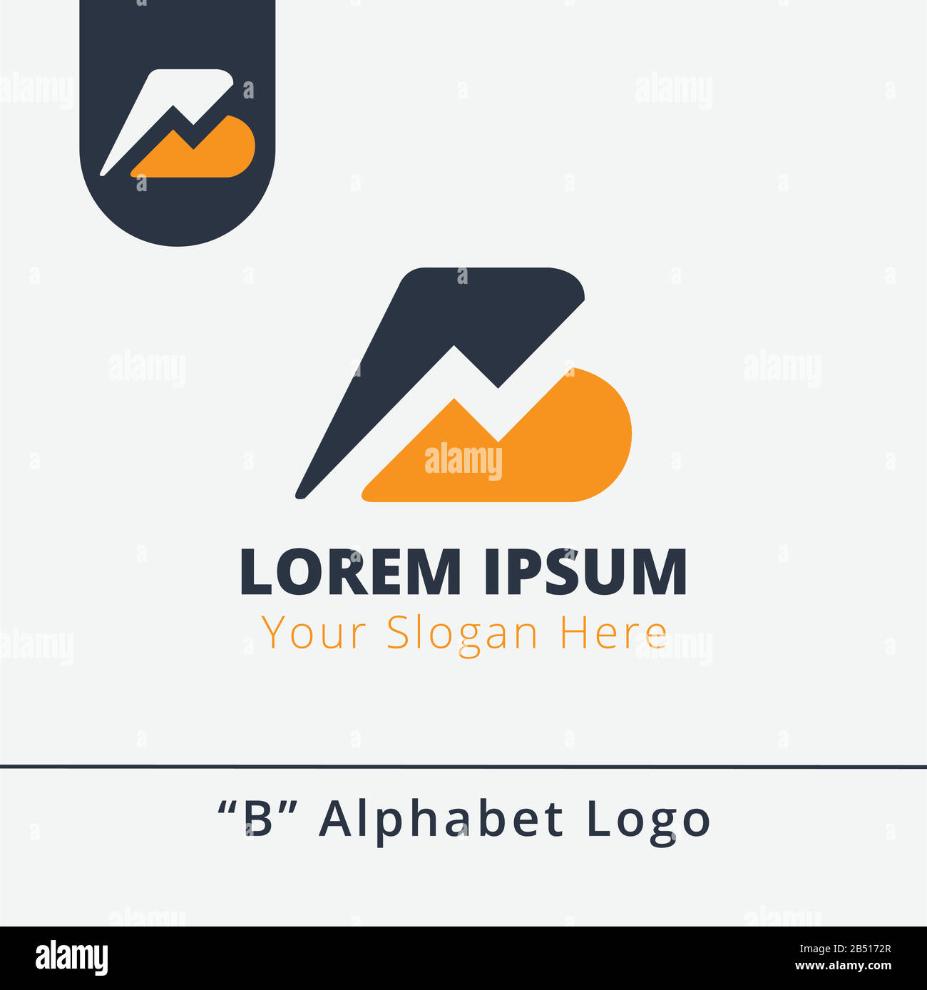 Typography logo design hi-res stock photography and images - Alamy