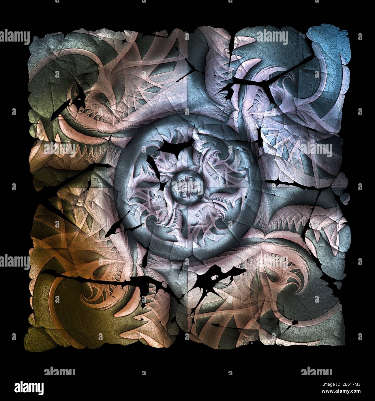 Embossed peeled plastic sticker on decayed paper Stock Photo - Alamy