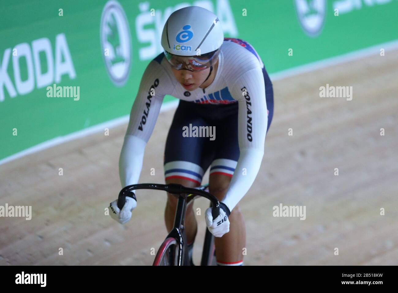 Nien Hsing Hsieh of Korea Men's Sprint - Qualifying during the 2020 UCI ...