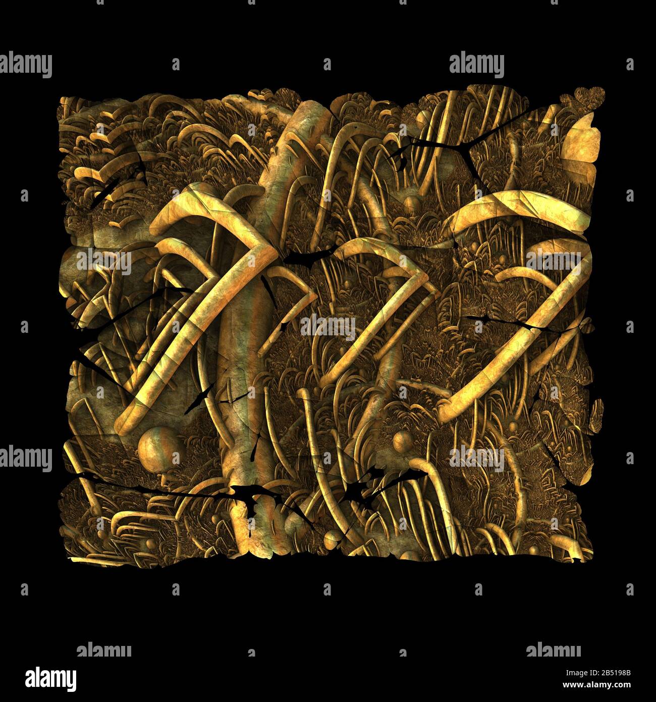 Embossed peeled plastic sticker on decayed paper Stock Photo - Alamy