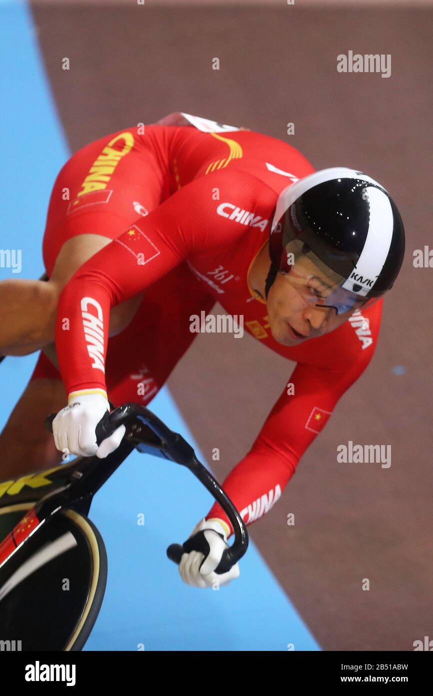 Chao Xu of, China Men's Sprint - Qualifying during the 2020 UCI Track ...
