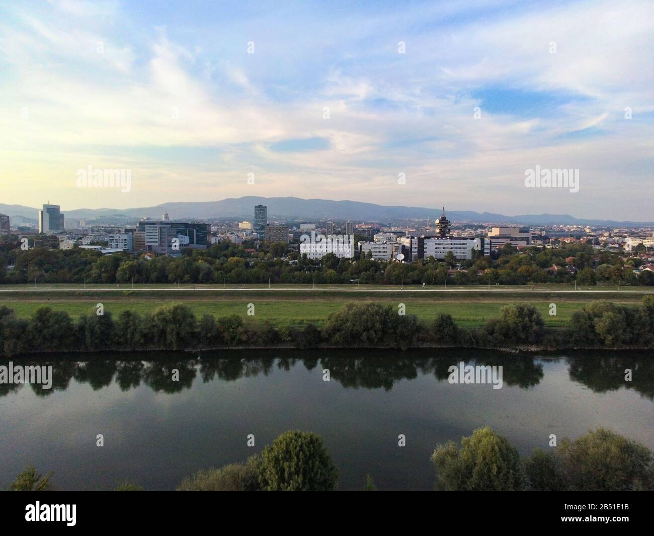 Zagreb sava riverbank hi-res stock photography and images - Alamy