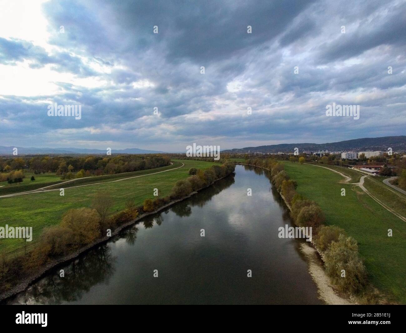 Sava river from above hi-res stock photography and images - Alamy