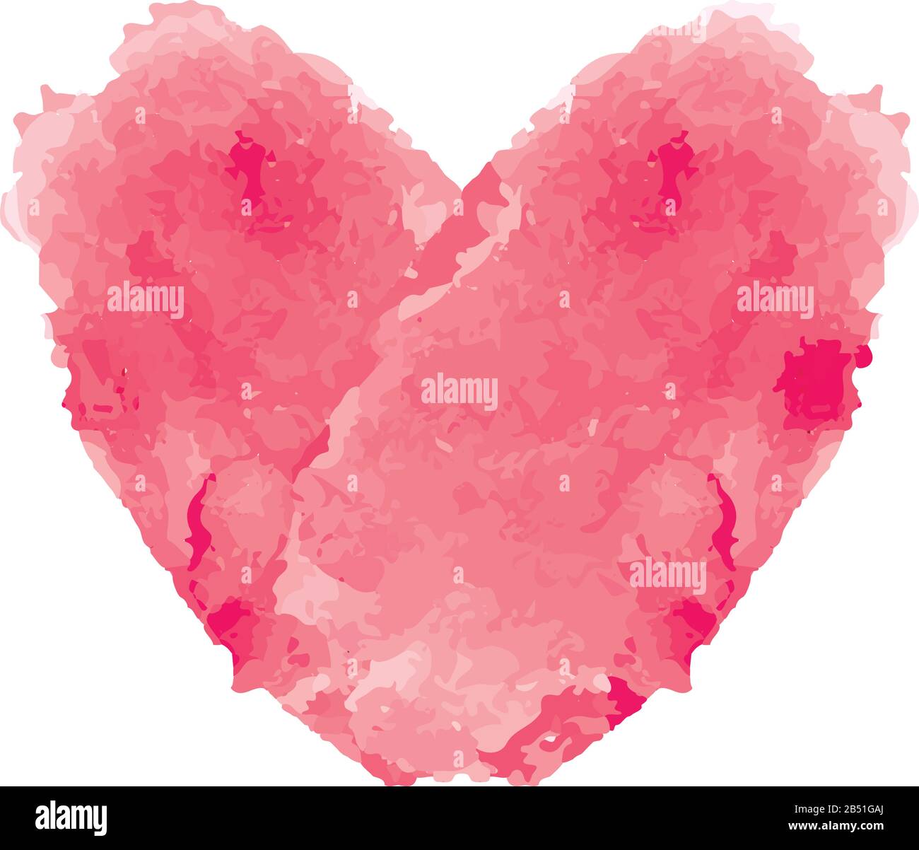 Watercolor love shape vector Stock Vector Image & Art - Alamy