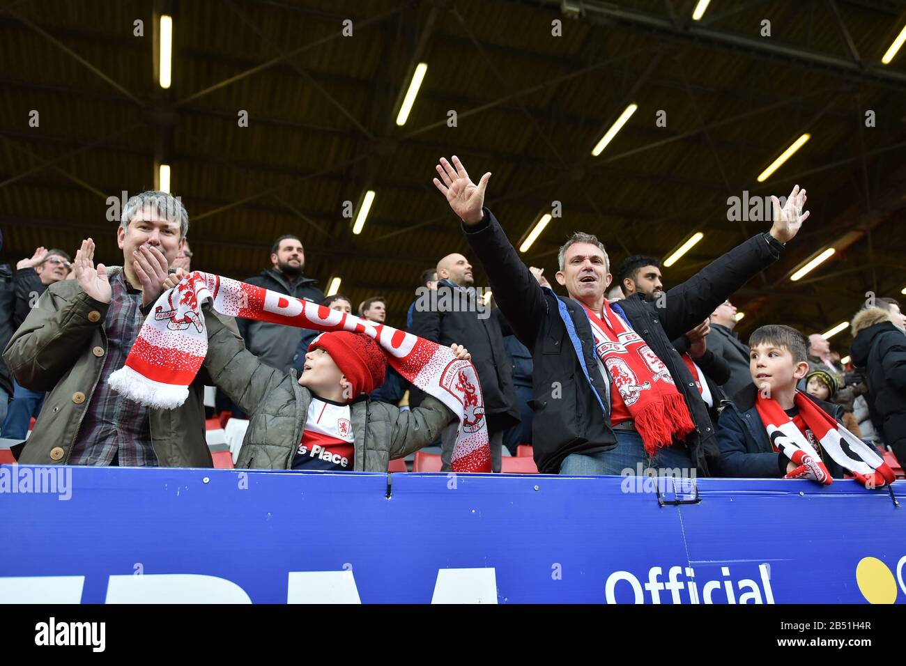 Middlesbrough fans 2020 hi-res stock photography and images - Alamy