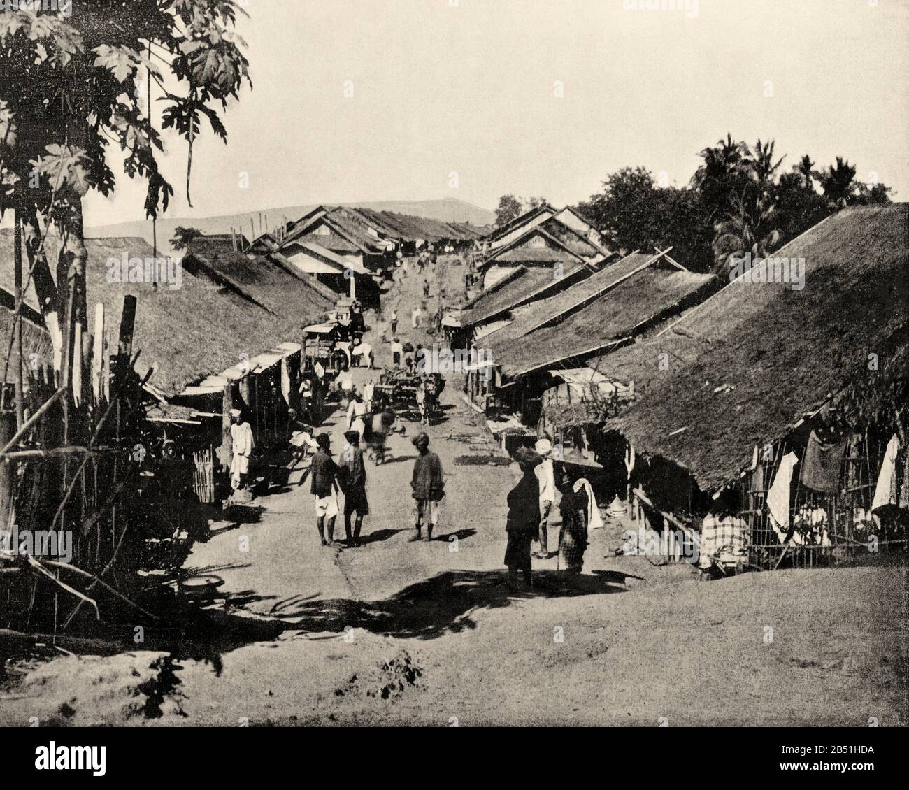 Indian village 19th century hi-res stock photography and images - Alamy