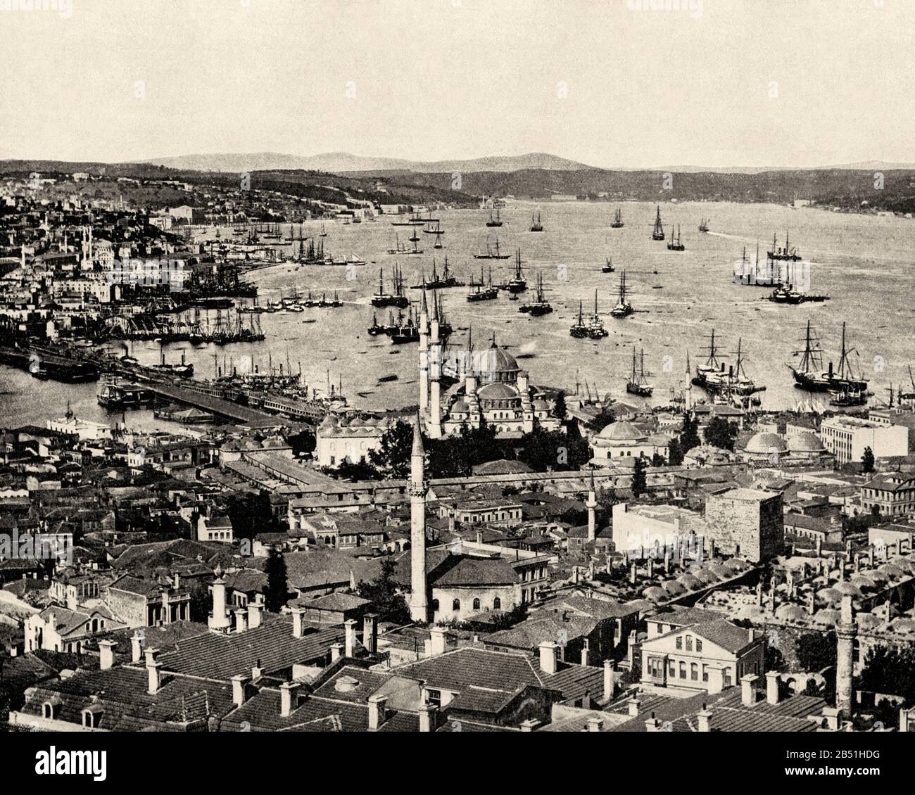 Antique print of constantinople hi-res stock photography and images - Alamy