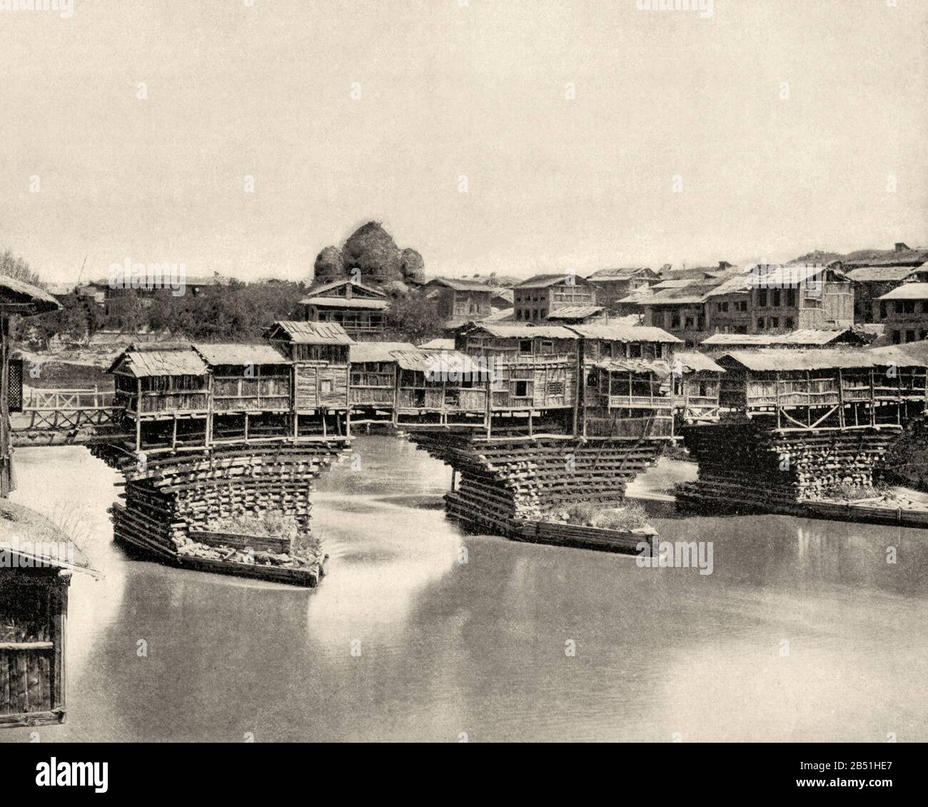 Old Srinagar Vintage Kashmir High Resolution Stock Photography and ...