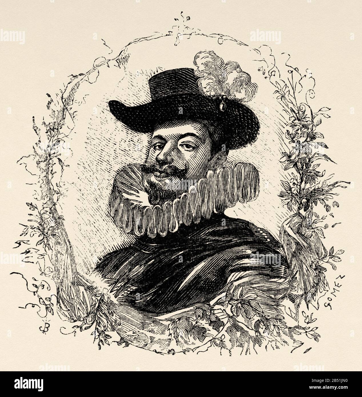 Portrait of Felipe III of Spain, called the Pious (Madrid 1578 - 1621 ...