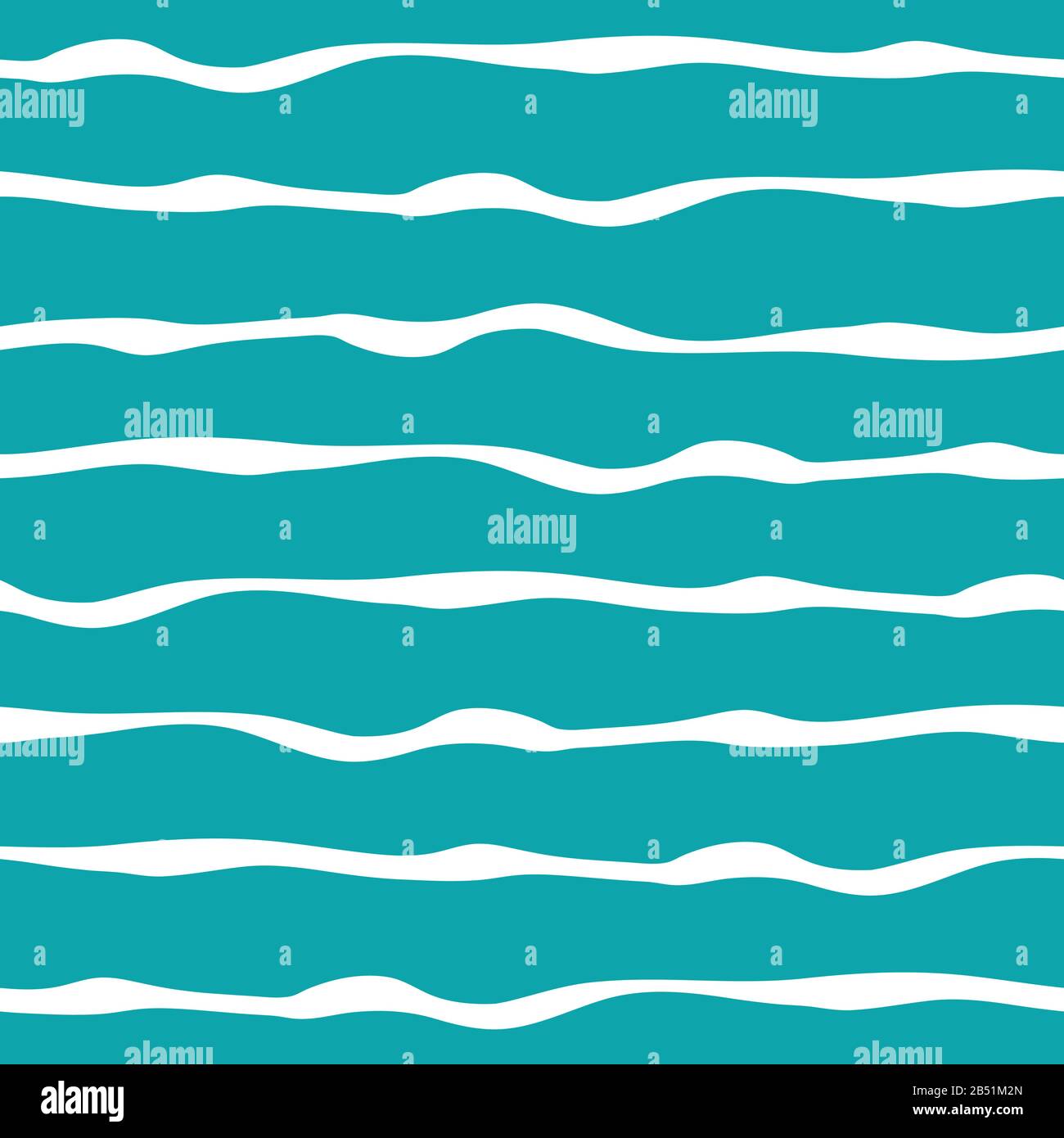 Wavy line seamless vector pattern background. Linear geometric ocean ...