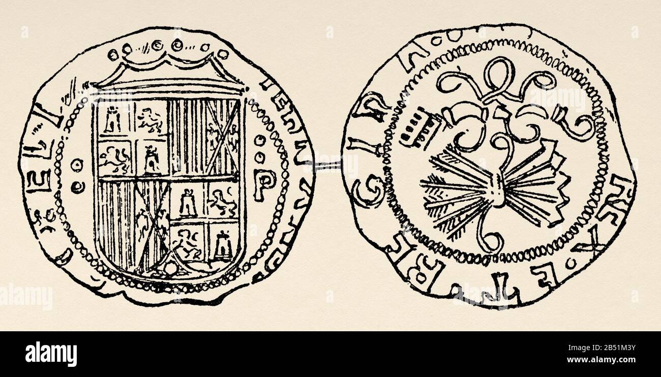 Medieval book and coins hi-res stock photography and images - Alamy