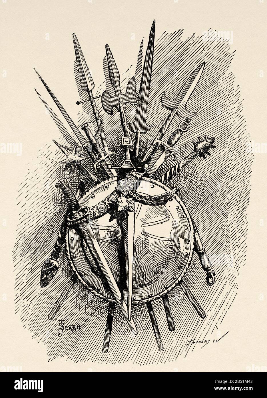 Medieval Book Of Weapons High Resolution Stock Photography and Images ...